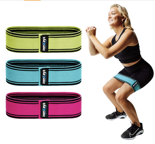 ZenKeyz Resistance Hip Bands for Workout - Resistance Loop Band Yellow Beginner | eBay