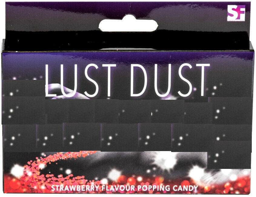 Strawberry BODY POPPING CANDY Lust Dust Fun Naughty Sweets Adult Edible ...