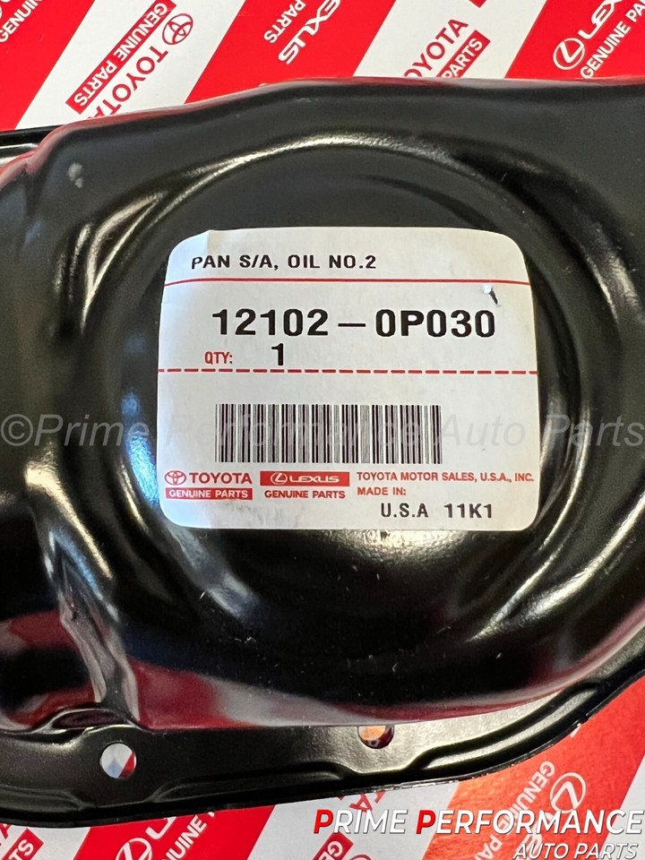 Toyota Tacoma 2016-2023 V6 3.5L Genuine Engine Lower Oil Pan 12102 ...