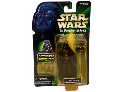 Star Wars Power of the Force Darth Vader 3.75" Figure Commtech 1999 ...