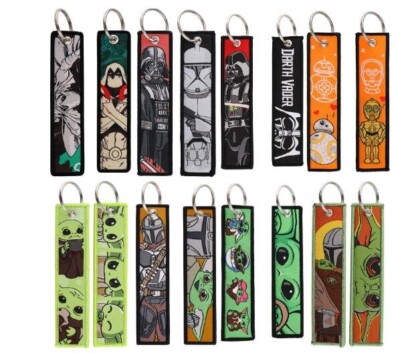 20pcs YODA MIX Key Tag Keychain Keychain For Car Keys Backpack Key Ring ...