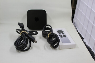 Apple TV 4K (3rd Gen) A2737 - 64GB Streaming Device with Remote, Power ...
