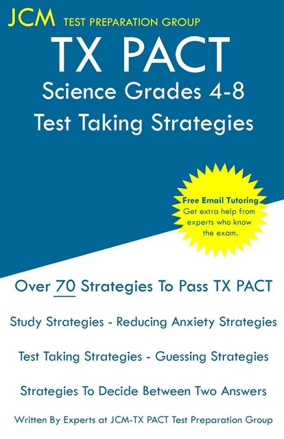 Tx Pact Science Grades 4-8-Test Taking Strategies von Jcm-Tx Pact Test ...