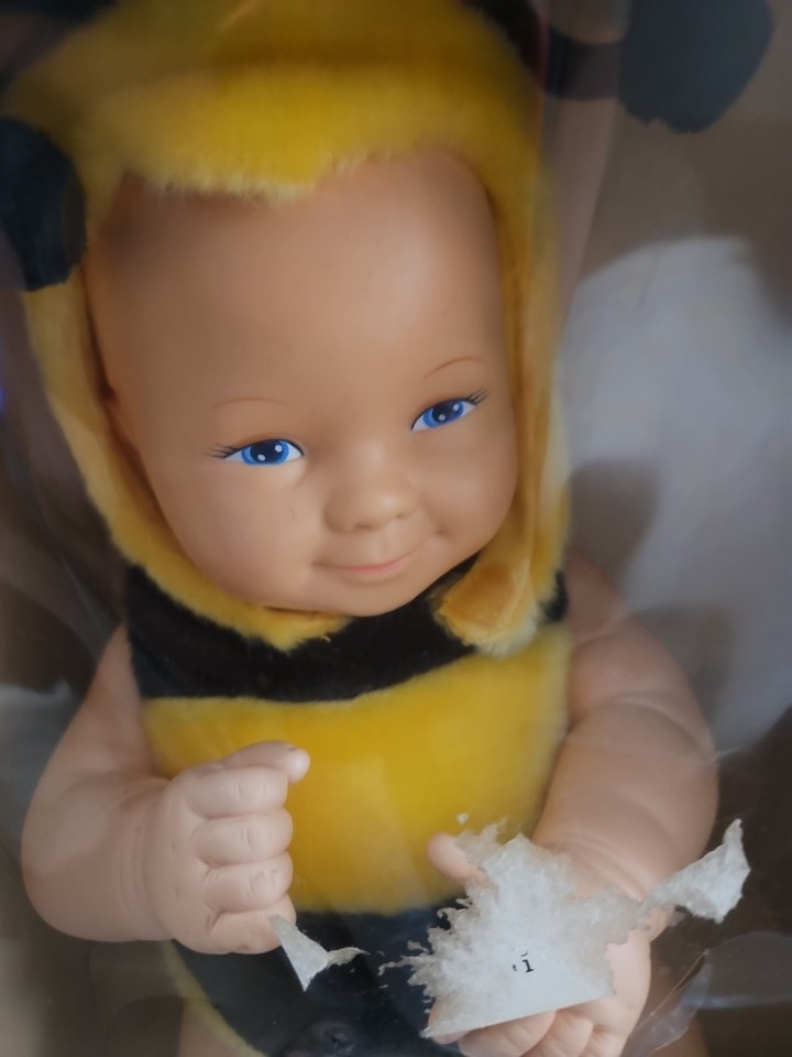 Vintage Anne Geddes 15” Baby Bees Doll Bumble Bee 1998 Plastic Toy Infant | eBay