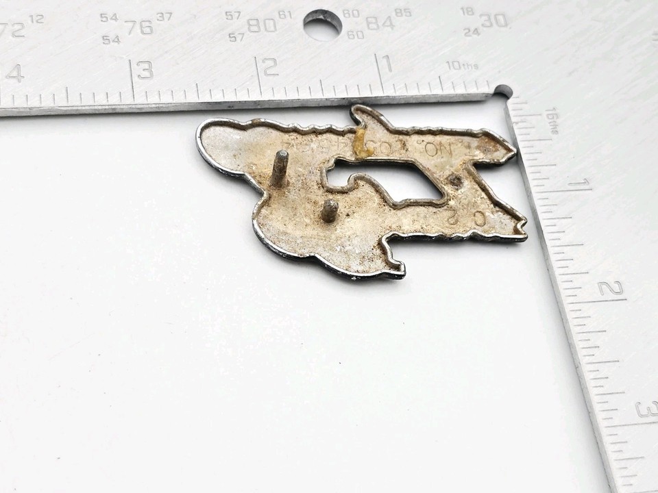 1986-1989 CADILLAC REGENCY BROUGHAM VINTAGE METAL LOGO BADGE SYMBOL ...