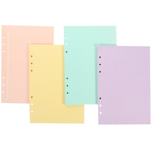 160 Sheets Refill Lined Paper Daily Planner Refills Looseleaf Binder ...