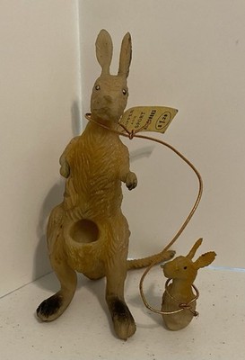 Imperial Vintage Wonder Zoo Kangaroo & Baby Rubber Skipper & Sport 6 ...
