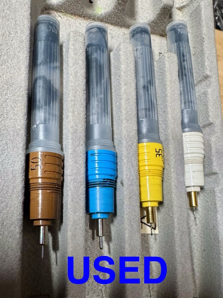 15 Rotting Rapidograph Technical Pens - 7=Brand NEW, 8=USED. 3 ...