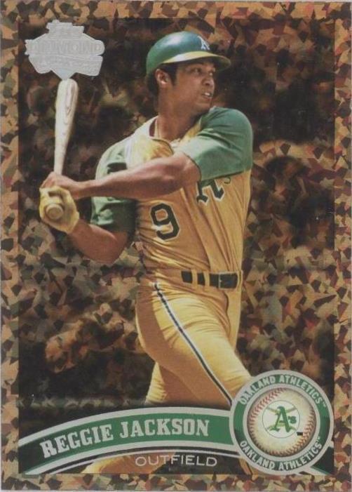 2011 Topps - Legend Variation Reggie Jackson #410 Cognac Diamond ...