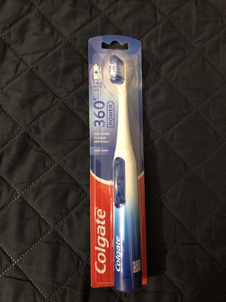 BRAND NEW Colgate 360 Sonic Floss-Tip Battery Powered Electric ...