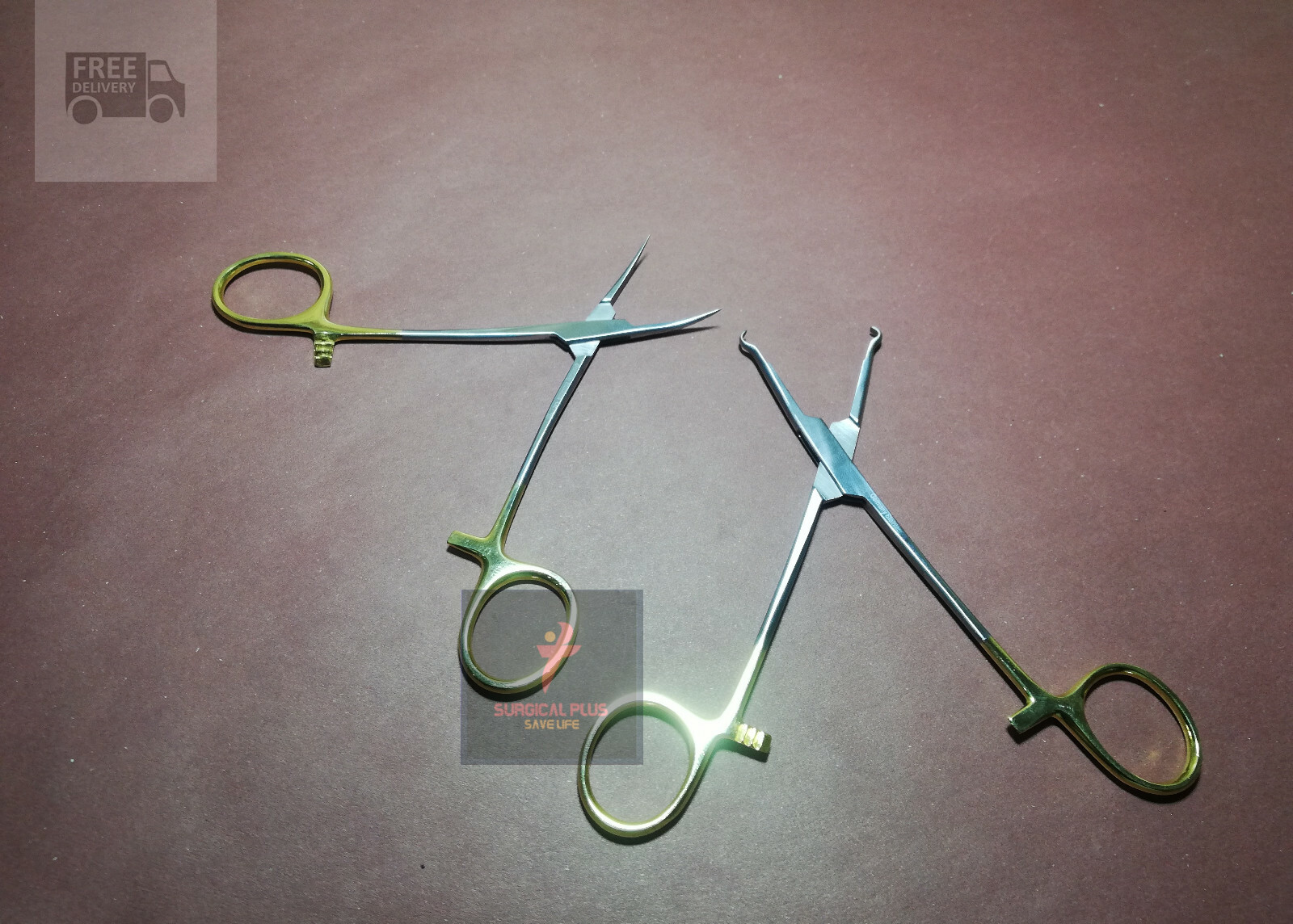 No Scalpel Vasectomy Set of 2 Fixation Clamp & Fine Forceps Urology ...