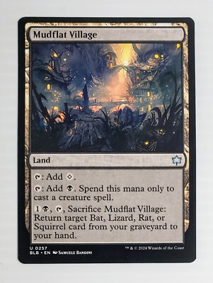 X 1 Mudflat Village 257 BLB NM MTG Magic the Gathering | eBay