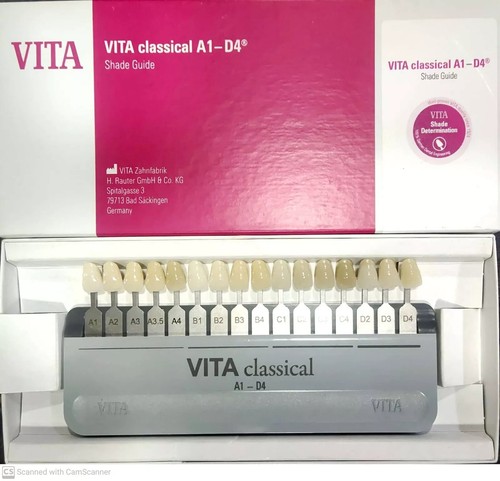 ORIGINAL VITA GERMANY Classical Tooth ShadeGuide A1-D4 with 16 Natural ...