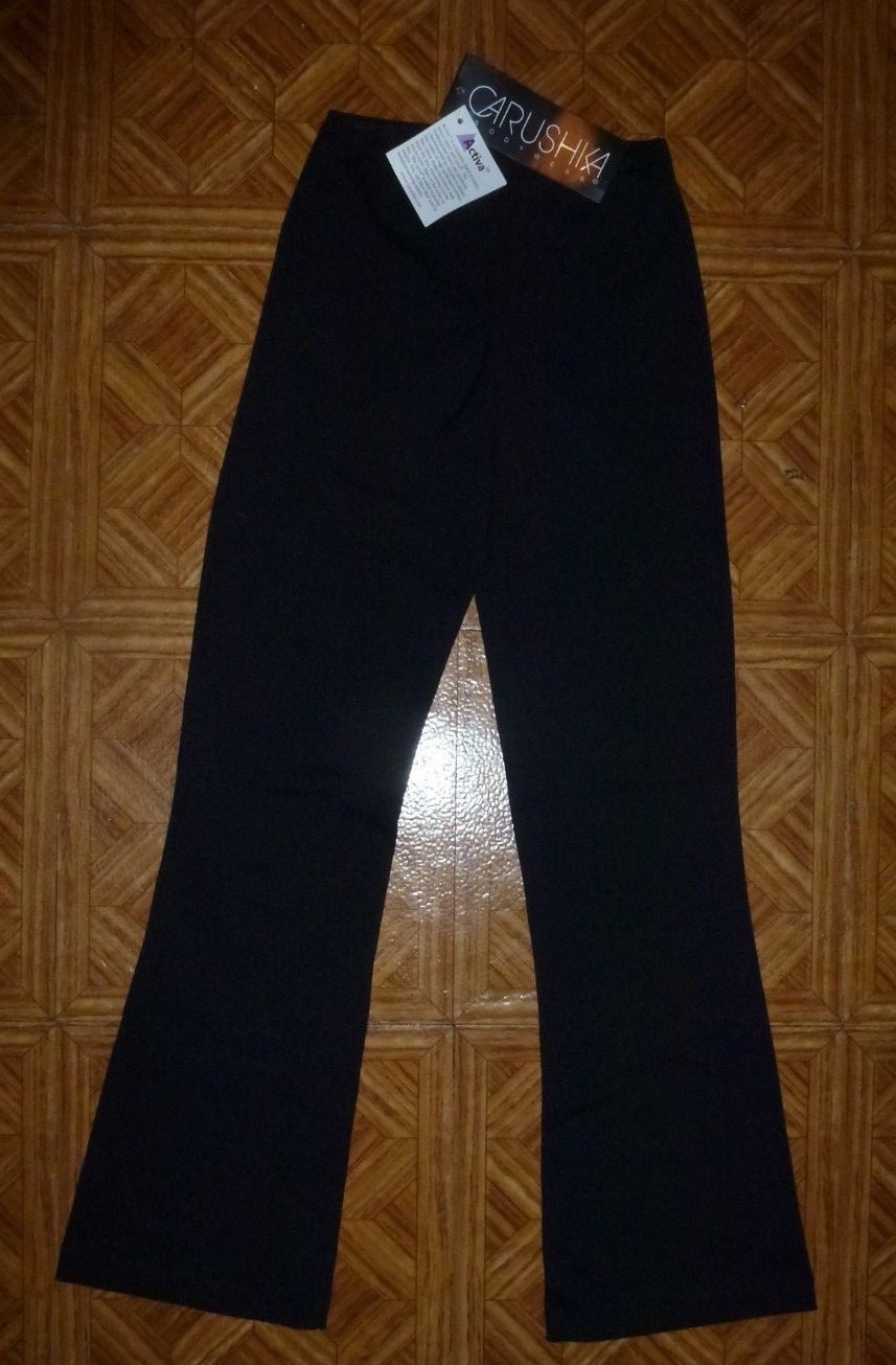 Carushka Bodywear Jet Black Activa Boogie Pants Size Small NWT | eBay