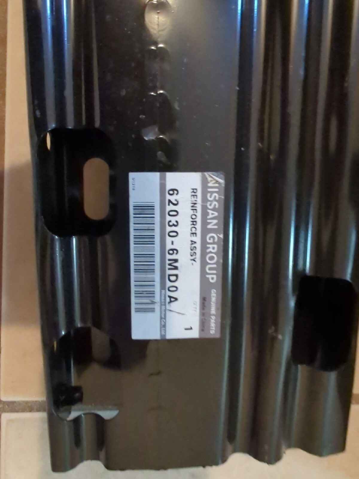 Genuine Nissan Front Bumper Reinforcement Impact Bar 62030-6md0a for ...