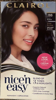 Clairol Nice n' Easy Hair Color #2BB Blue Black, NEW & SEALED Nice N ...
