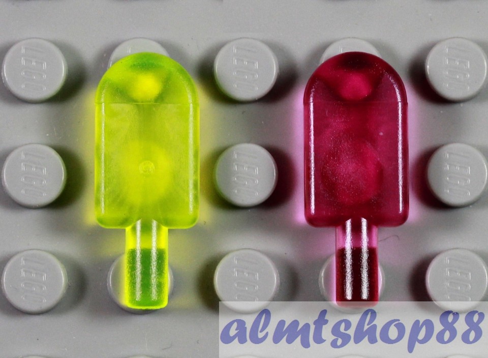 LEGO - Popsicles Pink Yellow - Dessert Ice Cream Food Fruit Picnic ...