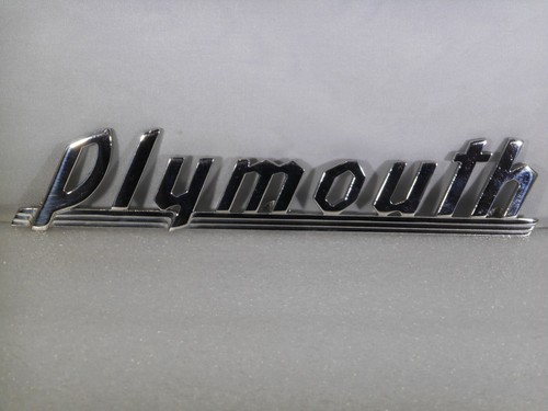 Plymouth Truck Stainless Emblem 1939, 1940, 1941, New Hood Emblem, 39 ...