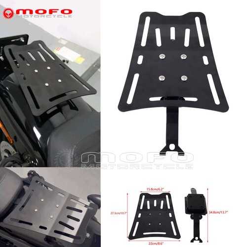 Motorcycle Rear Luggage Rack Kits Black For Harley Nightster 975 RH975 ...