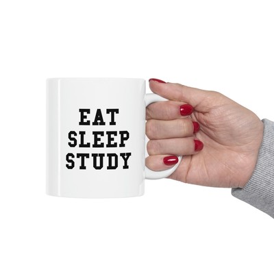 Eat Sleep Study coffee mug | eBay