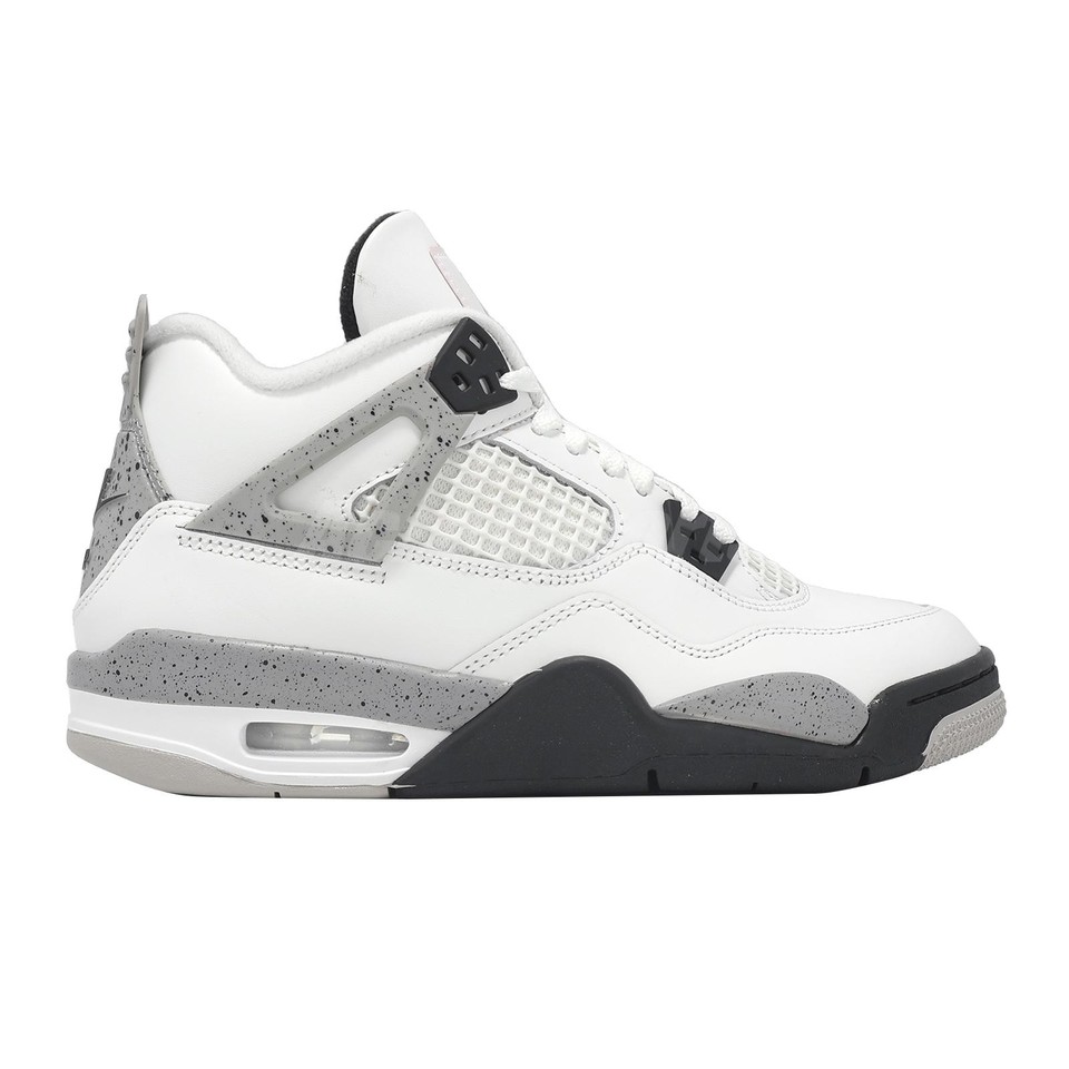 Nike Air Jordan 4 Retro OG GS AJ4 White Cement 2025 Kids Youth Casual IB4171-100 | eBay