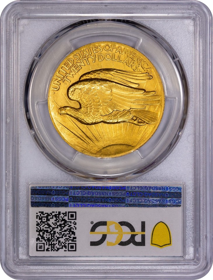 1907 $20 Gold St Gaudens High Relief Wire Edge PCGS MS65+ (CAC) | eBay