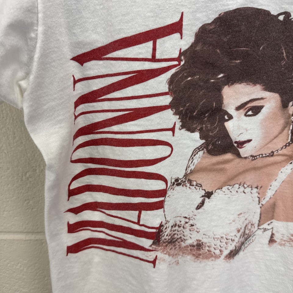 Vintage MADONNA 1985 The Like A Virgin Tour Promo T-shirt USA Made ...