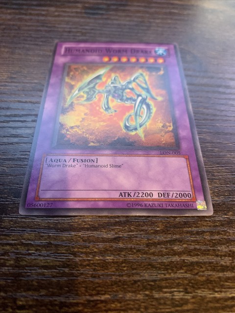Yu-Gi-Oh! TCG Humanoid Worm Drake Labyrinth of Nightmare LON-005 ...