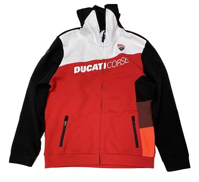 Ducati Corse Sport Hooded Sweater BLK/RD/WHT Men's 3XL PN #987705338 ...