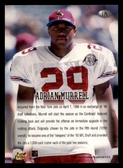 1998 Playoff Momentum Retail #174 Adrian Murrell | eBay