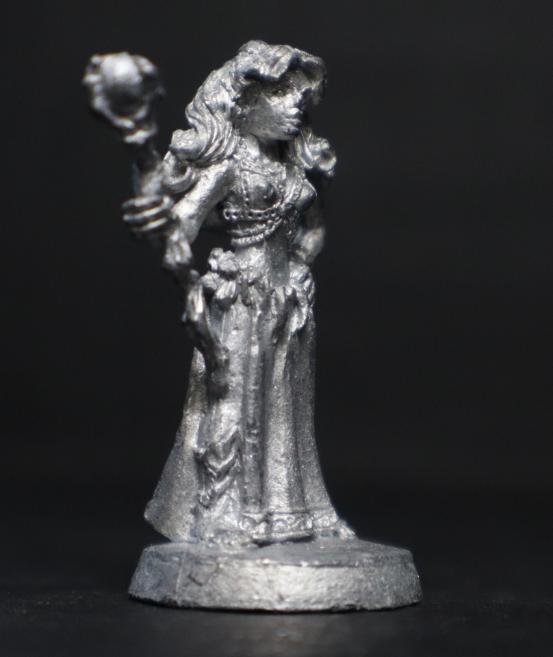 Ral Partha -female wizard - Metal Miniature - OOP | eBay