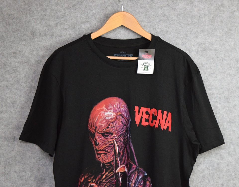 Netflix Stranger Things Vecna T-Shirt Primark Black Size 2XL | eBay UK
