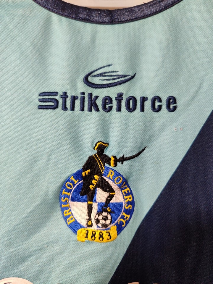 Bristol Rovers FC Strikeforce Football Shirt Away 2004/2005 Jersey Men ...