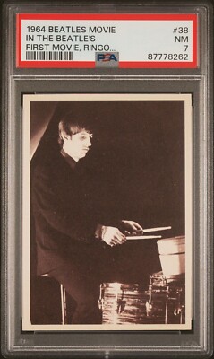1964 Topps Beatles Movie A Hard Day’s Night Ringo #38 – PSA 7 (NM) | eBay