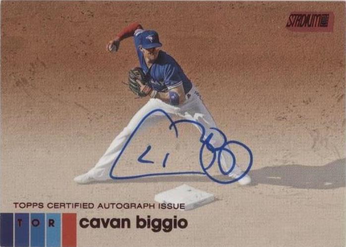 2020 Topps Stadium Club - Autographs Cavan Biggio #ACB Red /50 (AU) for ...
