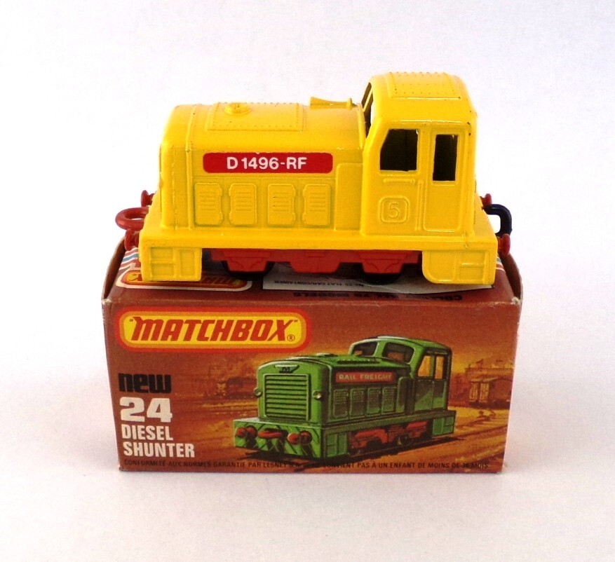 Vintage Matchbox 1978 Lesney #24 Yellow Shunter Diesel Train | eBay