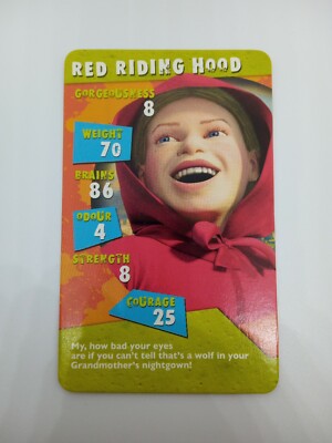 Red Riding Hood - Shrek 2 TOP TRUMPS Specials 2004 Winning Moves ...