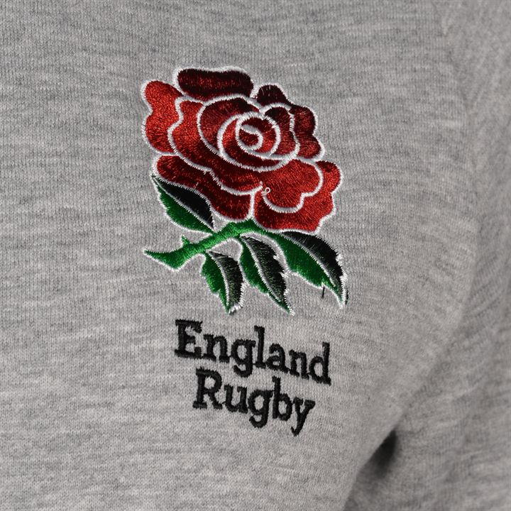 RFU England Rugby "Live The Rose" Embroidered Crest Ladies Hoodie ...
