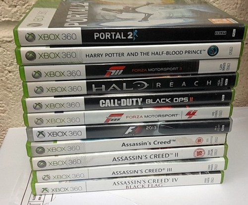 JOBLOT XBOX 360 Games Incl. Assassin's Creed 1-4 and COD Black Ops - CG ...