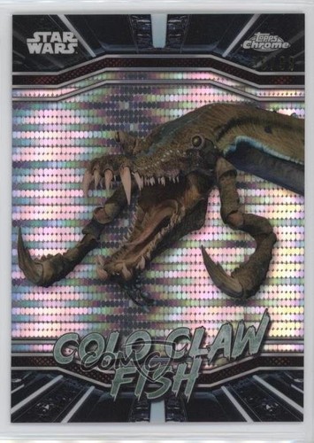2024 Chrome Star Wars Hyperspace Pulsar Refractor 35/99 Colo Claw Fish ...