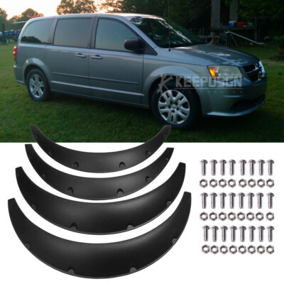 3.5" Fender Flares Extra Wide Body Kit Wheel Arches For Dodge Grand ...