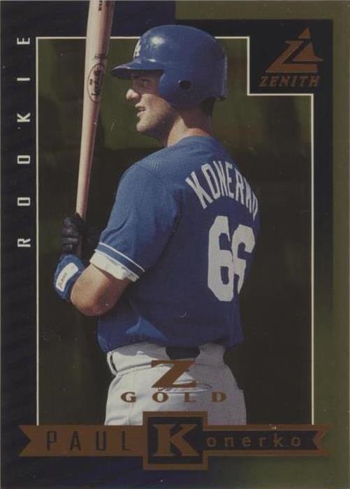 1998 Pinnacle Zenith - Paul Konerko #94 Z-Gold /100 for sale online | eBay