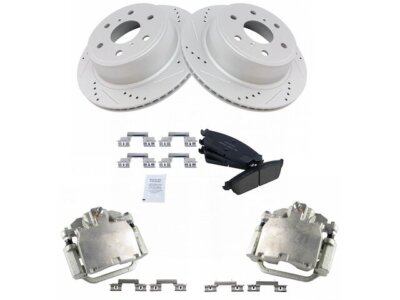 37TZ56M Rear Brake Pad Rotor and Caliper Set Fits 2007-2014 Cadillac ...