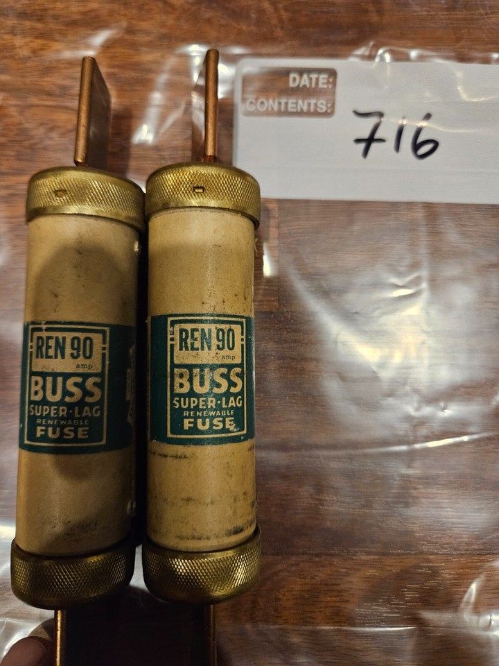 BUSS 90Amps SUPER-LAG RENEWABLE FUSE REN 90 - one piece | eBay