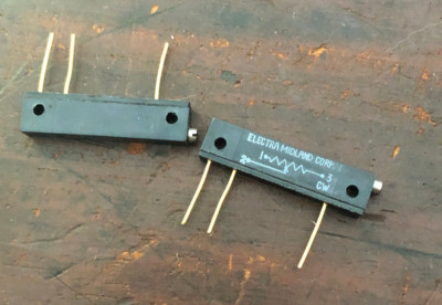 NOS - Lot of 2 Electra RJ12CP104 Resistor #0102 | eBay