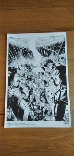 Lithographie Jim Cheung (non-signé) , Avengers vs x.men , 2013 (300 ...
