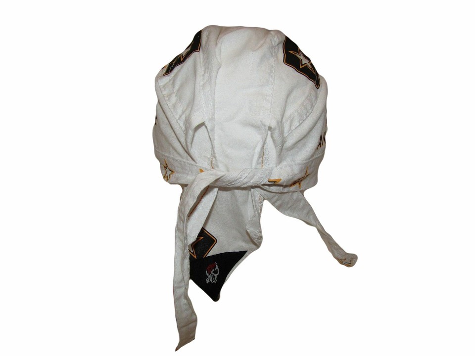 US Army An Army Of One White Do Rag Doo Rag Skull Cap Head Wrap | eBay