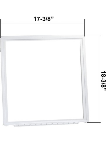 241969501 Refrigerator Shelf Frame (Without Glass) Crisper Pan Cover ...