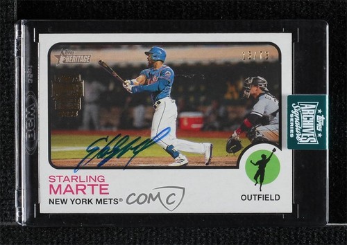 2024 Topps Archives Signature Series /73 Starling Marte #22THHN-671 ...