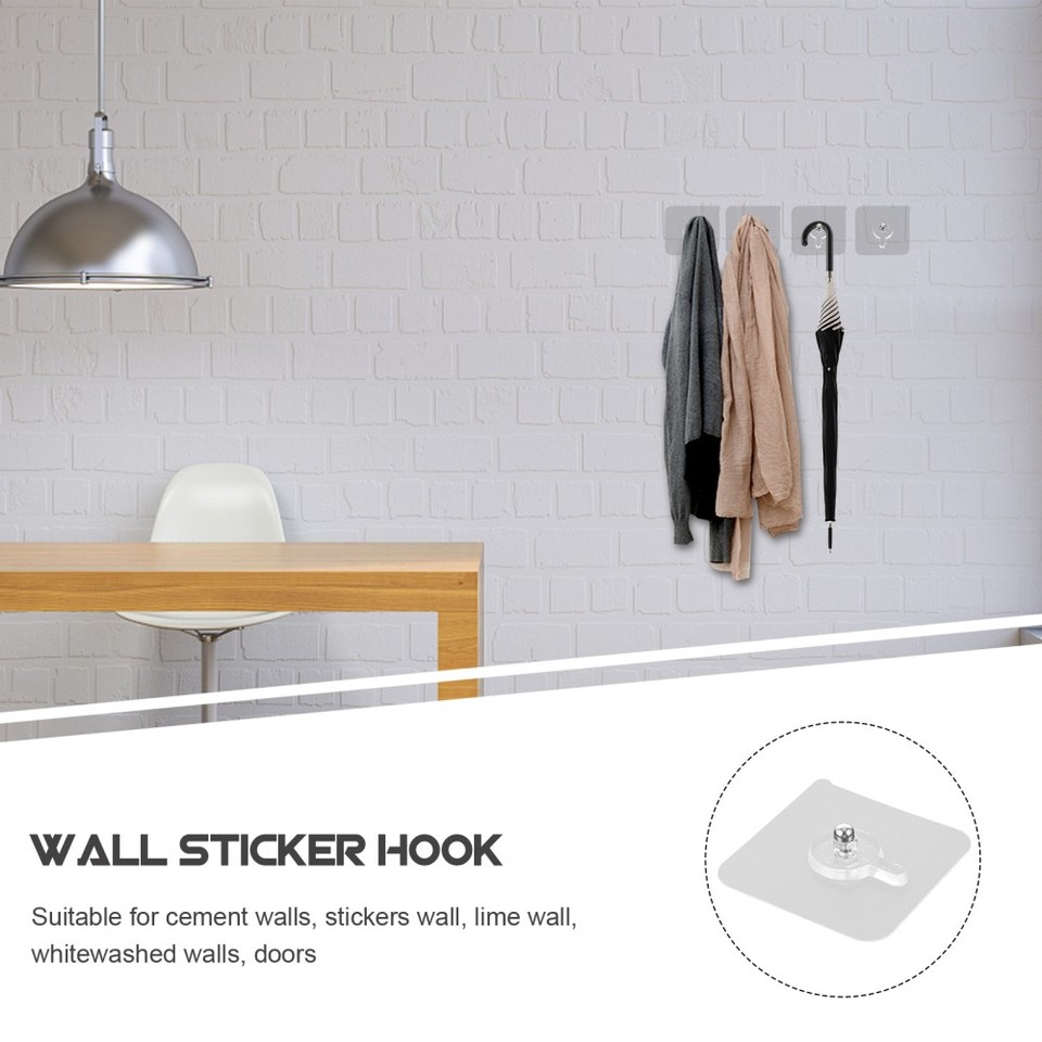 12 PCS No Trace Screw Sticker Wall Picture Hanger Heavy Duty Hangers | eBay